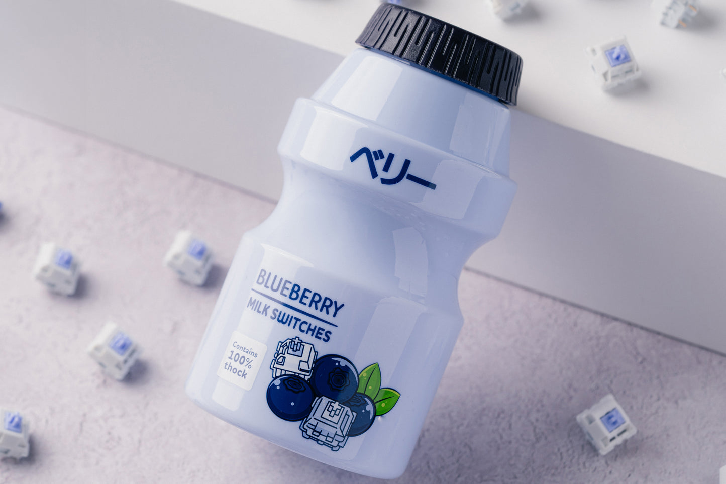 Dangkeebs Blueberry Milk Linear Switches – Keebz N Cables