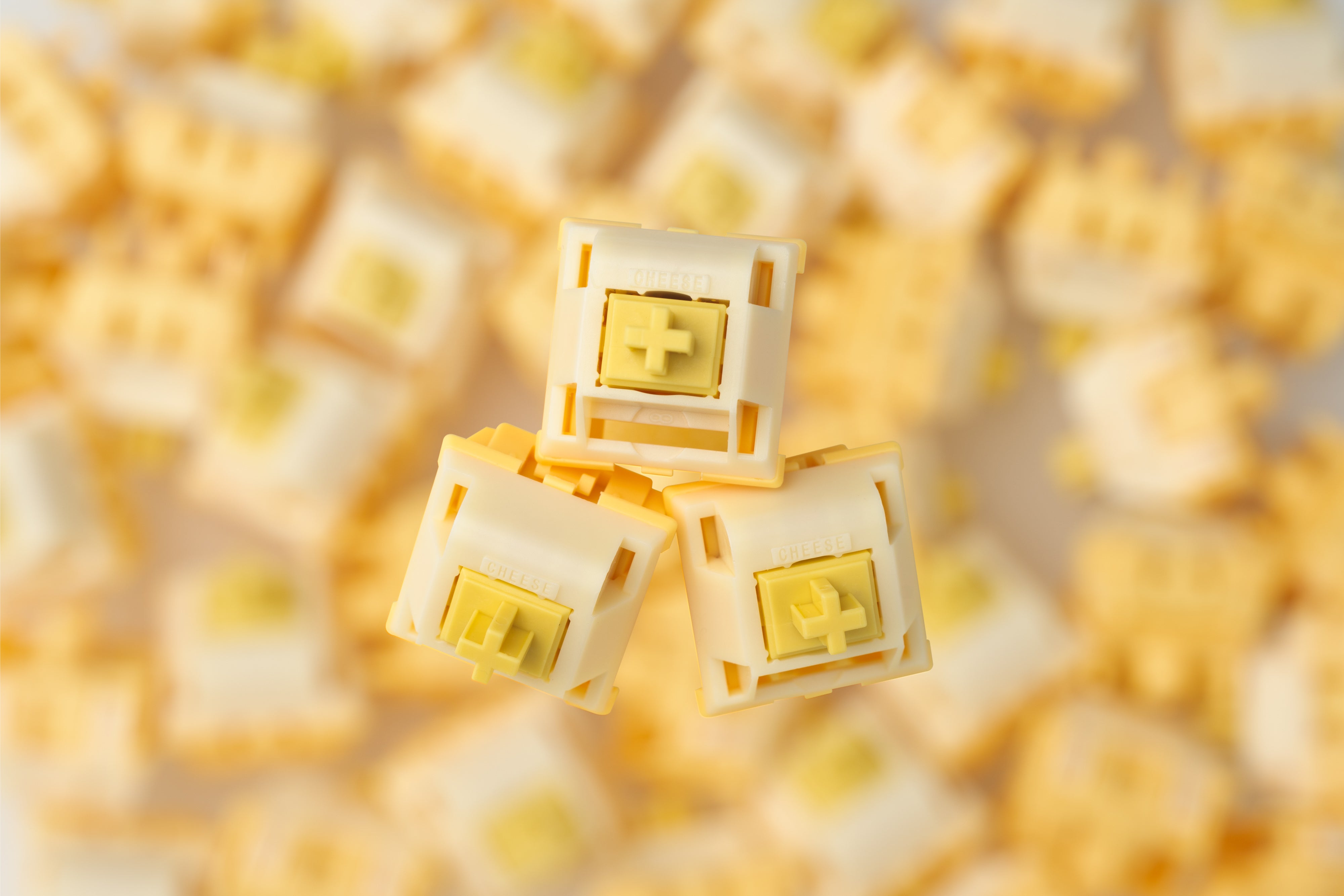 Keygeek Cheese V2 Linear Switches by Keys in Cheese Studio Keebz N Cables