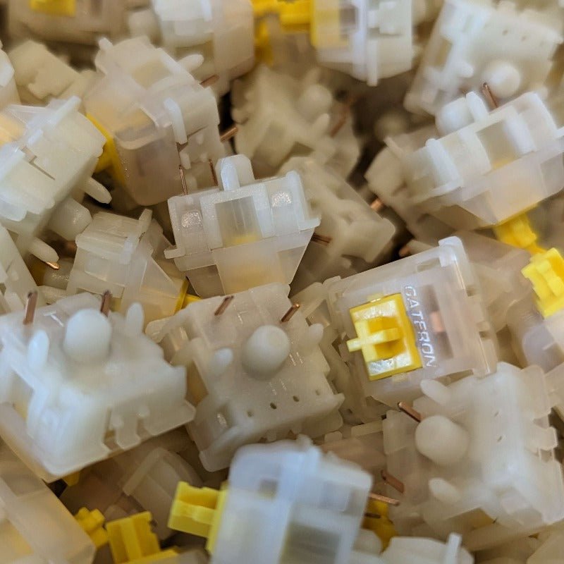 Gateron KS-3 Milky Yellow Pro Linear Switches (35 Switches) – Keebz N ...